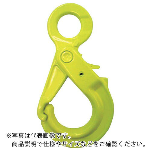 特長：フック部分とラッチ部分がかみ合う形状で一体化しており、ラッチの横ぶれを防ぎ安全性が高められています。過大過重によりフックが伸びるとフックとラッチがかみ合わなくなる危険回避インジケーター付です。フックが伸びるとフックとラッチがかみ合わな...