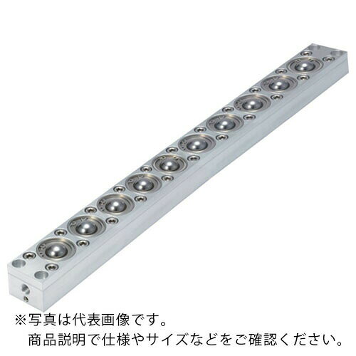 特長：圧縮エアーを供給することにより各ピストンに内蔵されたフリーベアが一斉に上昇します。従来品より能力アップで本体重量ダウン装置の軽量化に役立ち輸送コストを減らせます。用途：治具・金型など重量物の搬送・位置決め。仕様：全長(mm)：480ス...