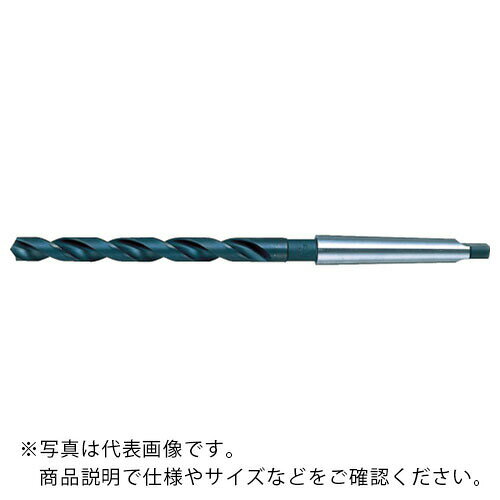 特長：難削材の穴あけに最適です。用途：被削材:軟鋼、一般鋼、鋳鉄、軽合金、ステンレス鋼。仕様：刃径(mm)：27.0溝長(mm)：170全長(mm)：296シャンク：MT3有効加工深さ：3〜5D(刃径×3〜5倍)ノンコーティング材質／仕上：...