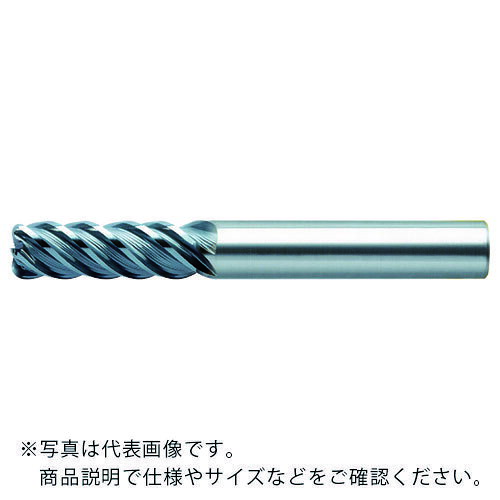 特長：炭素鋼から焼入れ鋼（55HRC）まで幅広い被削材に対応！不等分割、不等リード形状、ポジティブすくい角刃形状により、側面加工で高能率加工が可能！シームレスコーナR形状により、切削抵抗を飛躍的に低減！仕様：コーナ半径(mm)：R2刃長(m...