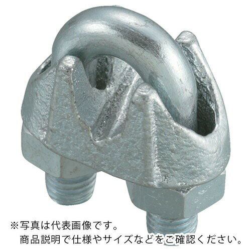 特長：ワイヤを現場加工できます。1袋2個入りの徳用タイプです。用途：ワイヤロープと品物との連結に。仕様：適合ロープ径(mm):3.0ねじ径:W3/16A(mm):23B(mm):20D(mm):11材質／仕上：本体:可鍛鋳鉄Uボルト・ナット...