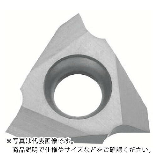 特長：強靭性を有するNbC系サーメット材種です。用途：ねじ切り加工用。仕様：適合ホルダ：KTTR-16型(外径)/KITGL-16型(内径)外径　汎用60°ねじ【メートルねじ(M)、ユニファイねじ(UN)・(UNF)】ノンコートノンコート呈...