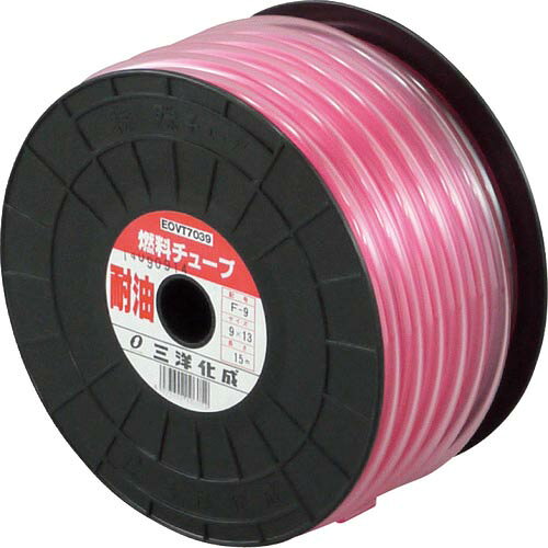 特長：従来の耐油チューブに比べ長期使用できる特殊耐油チューブです。JASO規格適用外商品です。柔らかく、折れにくいので曲げ半径が小さく、狭小部の取り付け・配管に最適です。用途：チェーンソー・トラクター・芝刈機など各種機材。仕様：長さ(m)：...