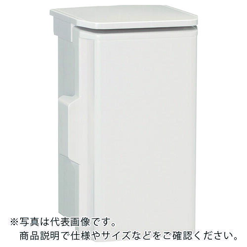 特長：シンプルなデザイン、色彩で様々な取り付け場所に適しています。底面と背面に配線穴用ノックアウトが付いています。樹脂製なのでボックスのアース工事が不要です。仕様：色：ホワイトグレー（5YR8.5/0.5）間口(mm)：200奥行(mm)：...