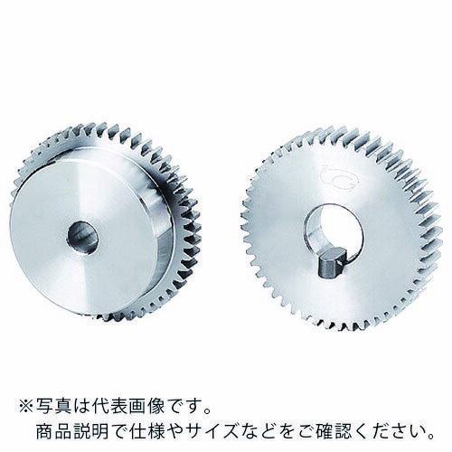 特長：追加工がしやすい平歯車です。品番末尾Hは、歯部高周波焼入済です。用途：一般産業機械、医療機器、食品機械に使用。仕様：歯数：45形状：B1基準円直径(mm)：φ90歯幅(mm)：20穴径(mm)：φ16モジュール：2歯先円直径：φ94全...