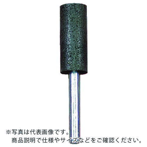 特長：アタリが柔らかく、使いやすい砥石です。用途：溶接部やバリ取り作業に。一般金属、ステンレス鋼、鋳鉄の研削用。仕様：粒度(#)：36形状：円筒外径(mm)：19幅(mm)：38軸径(mm)：6軸長(mm)：40最高使用回転数(rpm)：2...