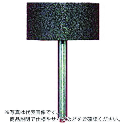 特長：アタリが柔らかく、使いやすい砥石です。用途：溶接部やバリ取り作業に。一般金属、ステンレス鋼、鋳鉄の研削用。仕様：粒度(#)：36形状：円筒外径(mm)：50幅(mm)：19軸径(mm)：6軸長(mm)：42最高使用回転数(rpm)：1...