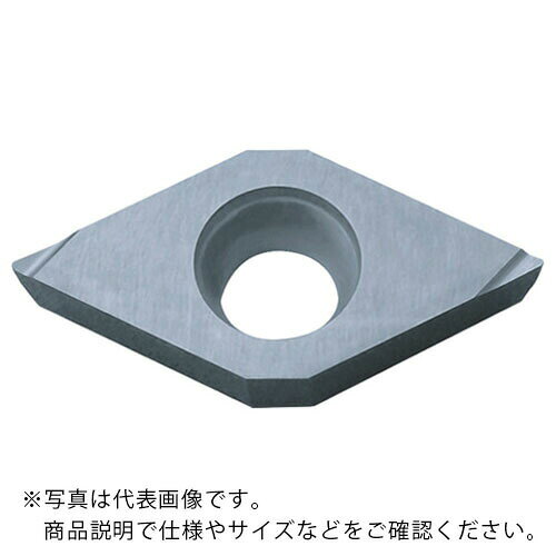 特長：硬度、靭性が高く、鋳鉄加工時の耐摩耗性に優れています。用途：旋削加工用。被削材：鋳鉄、非鉄金属、非金属。仕様：チップ形状：ひし形55°厚さ(mm)：2.38ノンコート呈色：輝灰色Fブレーカ：仕上げシャープエッジG級材質／仕上：超硬