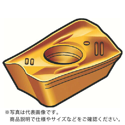 特長：高能率肩削り（ショルダー）カッター用チップです。信頼性の高いカッター性能によりトラブルのないフライス加工を実現します。刃先が正確なネジレ設計になっているため、精密研磨のソリッド工具に限りなく近い寸法精度が得られます。用途：正面フライス...