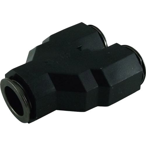 仕様：適合チューブ外径D(mm)：10×10×10使用流体：空気使用圧力：1MPa使用温度範囲(℃)：-5〜60材質／仕上：本体:ポリアセタール（POM）シールゴム:ニトリルゴム（NBR）　●代表画像について 商品によっては、代表画像を使用...