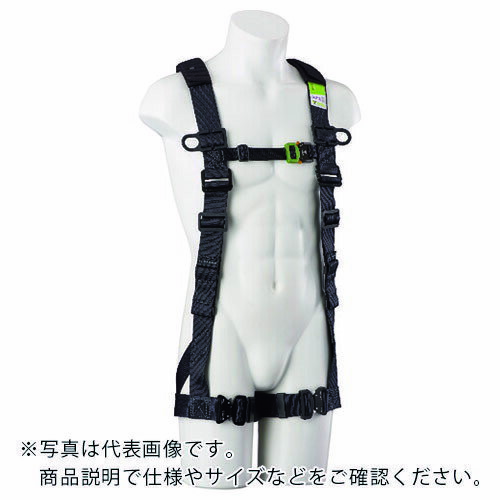 特長：身体の動きに応じてベルトがスライドします。腿部の束縛感が少なく、鳶職をはじめとする建設業にお勧めのモデルです。用途：建設、土木、造船、橋梁、鉱山、工場、プラント、その他。仕様：サイズ：M色：ブラックベルト幅(mm)：45最大使用可能質...