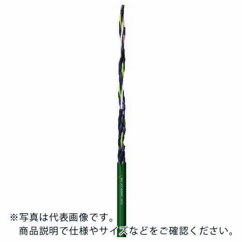 特長：ケーブルキャリア専用長寿命可動ケーブルです。仕様：線心数：4G導体断面積(［［MM2］］)：0.75最大仕上径(mm)：7.0許容電流(A)：12ケーブル長(m)：100タイプ：0.75芯数：4Gケーブルタイプ(mm)：7ケーブル色：...