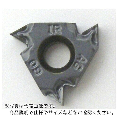 特長：ウィットワースねじ切りチップです。用途：ねじ切り加工用。仕様：山数/インチ：14ねじ山角度：55°チップサイズ(mm)：16内接円寸法(インチ)：9.525表面処理：PVDコーティング材質／仕上：IC228IC908