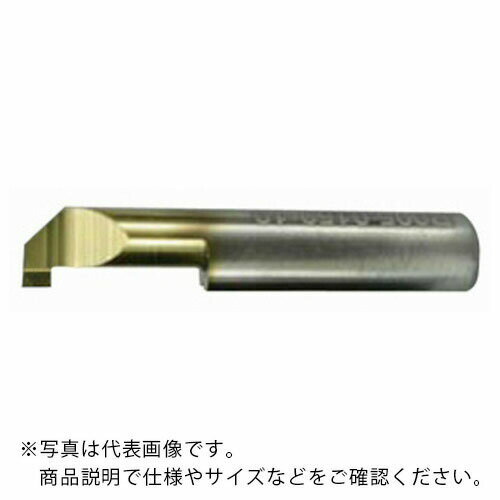 特長：シャープコーナータイプです。用途：内径溝入れ・旋削加工用。仕様：D　チップ　COAT材質／仕上：超硬+TiNコーティング