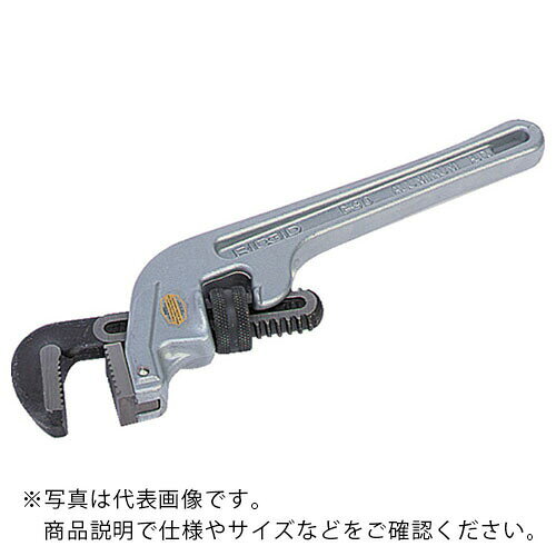 特長：パイプが壁に近い場合、狭い場所、または平行に並んでいる場合も迅速に簡単に作業できます。鉄製の強力型エンドパイプレンチに比べ約40％軽量化しています。能力はすべて継手サイズです。本体は永年保証です。用途：配管・継手などの締め付け、取り外...