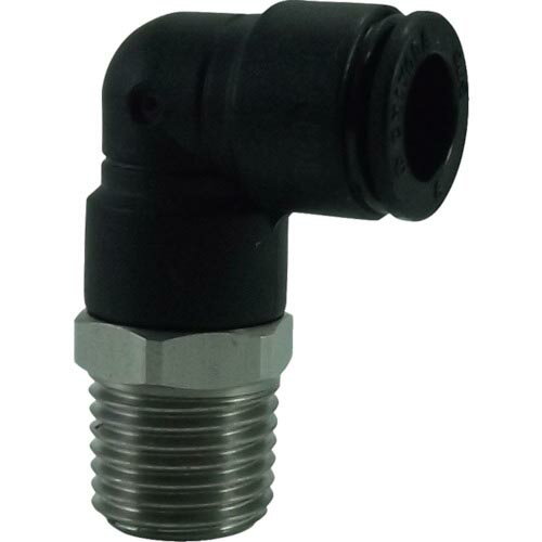 仕様：適合チューブ外径D(mm)：8接続口径：R1/4六角対辺(mm)：14使用流体：空気、水使用圧力：1MPa(空気)、0.3MPa(水)流体温度(℃)：-5〜60℃(空気)、5〜40℃(水)材質／仕上：本体:ステンレス（SUS303）+...