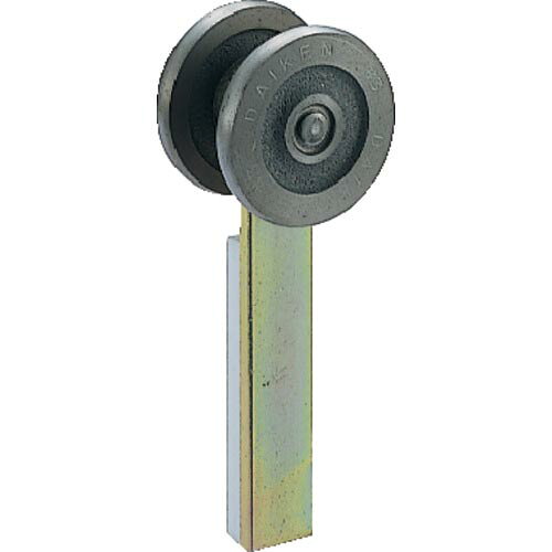 特長：溶接直付けタイプの単車です。カーブレールには使用できません。用途：主にカーブレールや折戸用に使う車です。伸縮扉用単車は溶接直付けタイプの単車です。仕様：品名：伸縮扉用単車適合レール：3号耐荷重(kg/個)：40A(mm)：50B(mm...