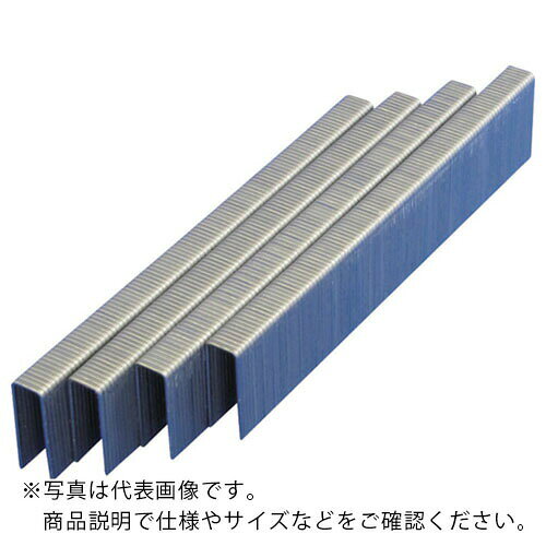 特長：M07ステープルです。JIS A 5556(工業用ステープル)　※M0710のみJIS規格がありません。エアータッカやエアネイラで使用できます。用途：ラスボードメタルラス自動車内装材仕様：肩幅(mm)：7足長(mm)：19線材幅(mm...