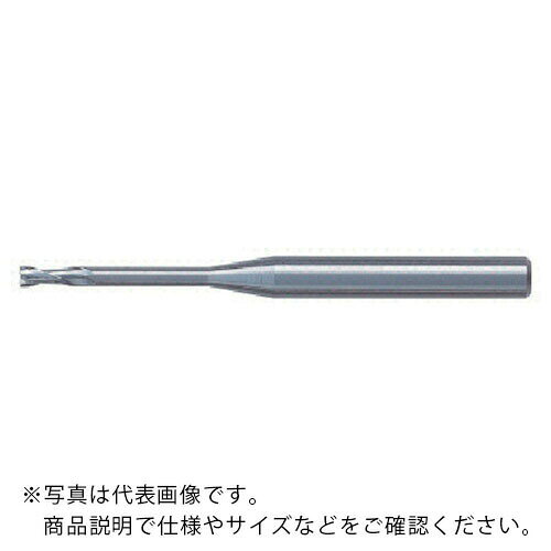 特長：樹脂加工用ロングネックエンドミルです。首部のアンダーカット処理により深溝形状の加工に最適です。用途：対応被削材:アルミ合金、銅、樹脂仕様：刃径(D)：6.0刃長(L)：12.0全長(L)：80シャンク径(d)：6ねじれ角30°ISO1...