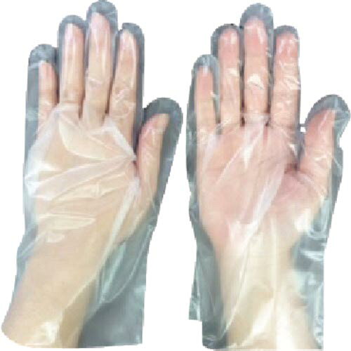 特長：外エンボス加工により、すべり止め効果があります。薄くてポリHDより軽やかな感触で、細かな作業に適しています。エコノミータイプなので頻繁に取り替える作業に最適です。食品衛生法適合品です。用途：食品加工。仕様：色：クリアサイズ：L全長(c...