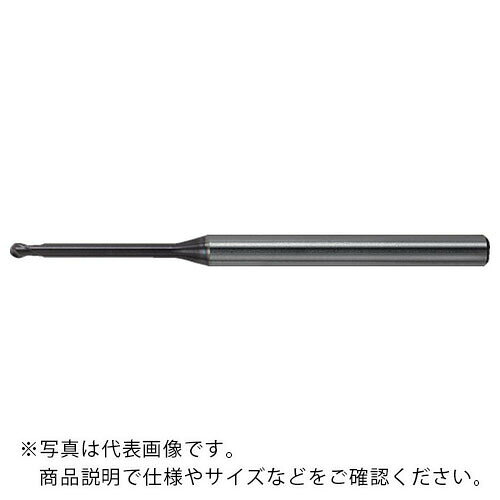 特長：高硬度材加工において、長寿命を発揮し、高速・高精度加工が可能になりました。用途：被削材:合金鋼、高硬度鋼(〜62HRC)。仕様：刃数ZEFP(枚)：2ボール半径RE(mm)：2最大切込みAPMX(mm)：3.2機能長さLF(mm)：7...