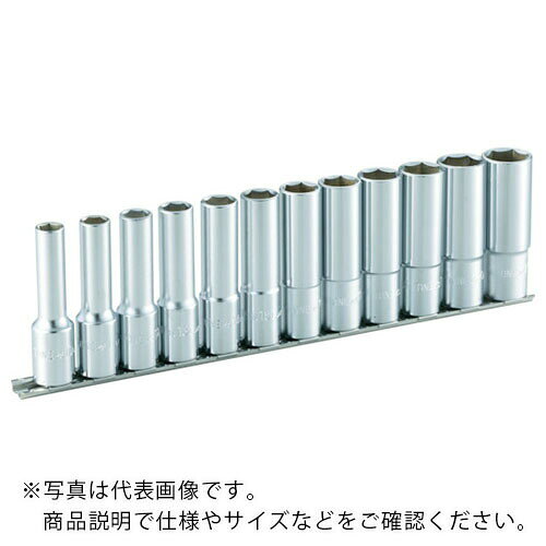 特長：手動用ソケットもピンとOリングが付いたままのインパクト用ソケットもスッキリと整理できます。サビに強いオールステンレス製です。ねじ穴付きで、壁掛けやデスク固定が可能です。仕様：差込角(mm)：12.7差込数：10全長(mm)：310材質...