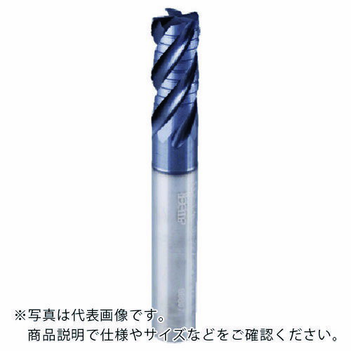 特長：背分力を抑制し、主軸動力の低い機械においても高負荷加工が可能です。用途：被削材:ステンレス鋼。ミリング加工における粗加工用。仕様：被削材：ステンレス鋼シャンク径(mm)：6ねじれ角(°)：38刃径(mm)：6刃数：3刃数(枚)：3刃長...