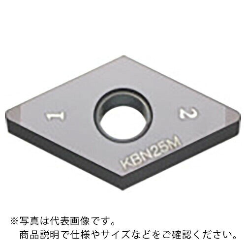 特長：微粒子CBNと耐熱結合相に耐熱性MEGAGOATを施し、高硬度合金鋼の汎用領域で安定加工を実現します。用途：旋削加工用。被削材：高硬度合金鋼。仕様：チップ形状：ひし形55°厚さ(mm)：4.76タフ仕様(耐欠損性良好)被膜構成：MEG...