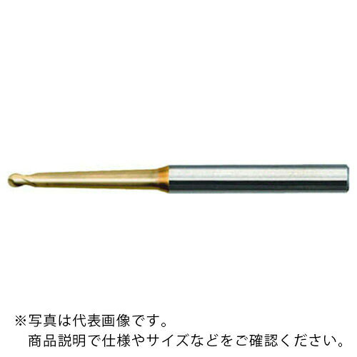 特長：改良型テーパーネック形状による高剛性の実現しました。抜群の耐熱温度と潤滑性を実現したHMコートを採用しています。65HRCのハイス材も切削可能です。従来に無い長寿命を実現しました。高R精度±0.005、外径公差0/-0.015です。用...