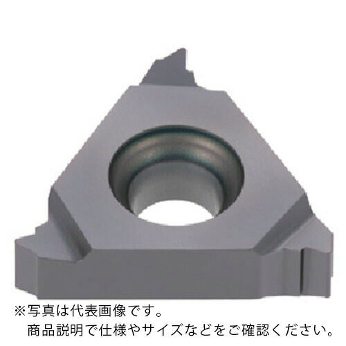 特長：外径用55°ウィットねじインサートです。用途：ねじ切り加工用。仕様：適合被削材：鋼、ステンレス鋼、鋳鉄、非鉄金属コーナ半径(mm)：0.23ねじ切りインサートサイズ：16山数：14.0勝手：R内接円径(mm)：9.525X方向刃形位置...