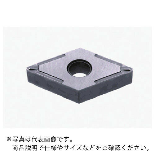 特長：耐摩耗性と耐欠損性に優れた材種です。連続〜中断続切削に最適です。用途：被削材：鋼、ステンレス鋼、鋳鉄。仕様：適合被削材：鋼、ステンレス鋼、鋳鉄チップ形状：ひし形55°切刃長L(mm)：15.5厚さS(mm)：4.76コーナ半径RE(m...