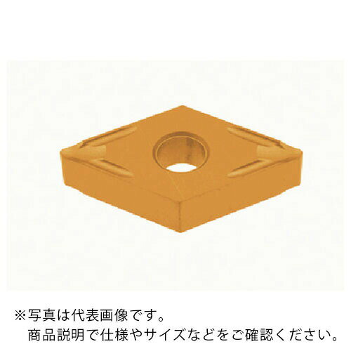 特長：耐摩耗性と耐欠損性に優れた材種です。連続〜中断続切削に最適です。用途：被削材：鋼、ステンレス鋼、鋳鉄。仕様：適合被削材：鋼、ステンレス鋼、鋳鉄チップ形状：ひし形55°切刃長L(mm)：15.5厚さS(mm)：4.76コーナ半径RE(m...