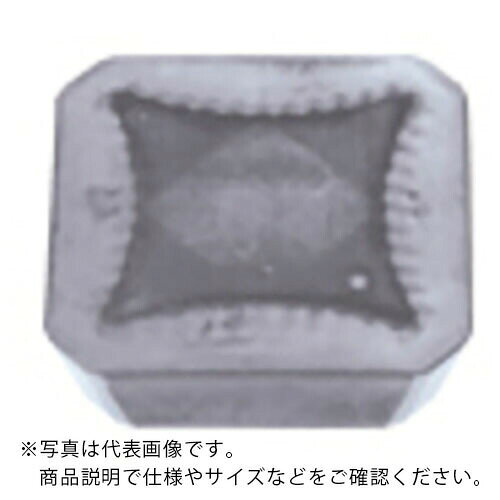 特長：耐欠損性、耐熱裂性に優れたフライス加工用高靭性材種です。用途：被削材：鋼。仕様：適合被削材：鋼フライス用インサート鋼用サーメット材種材質／仕上：サーメット