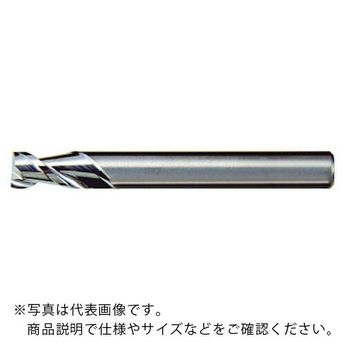 特長：アルミ加工専用エンドミルです。45°ねじれ採用、切れ味と切屑排出性を追及した波形です。用途：対応被削材:アルミ合金、銅仕様：外径(φD)：2.5刃長(l)：3.75シャンクテーパ角(Bta)：16°全長(L)：50シャンク径(φ)：6...