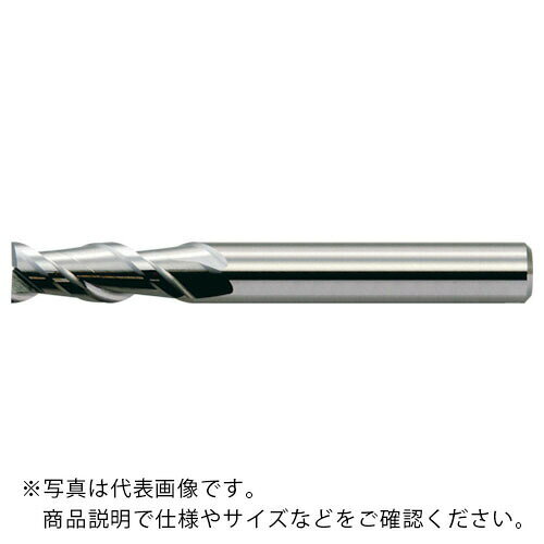 特長：アルミ加工専用エンドミルです。45°ねじれ採用、切れ味と切屑排出性を追及した波形です。用途：対応被削材:アルミ合金、銅仕様：外径(φD)：0.5刃長(l)：0.75シャンクテーパ角(Bta)：16°全長(L)：45シャンク径(φ)：4...