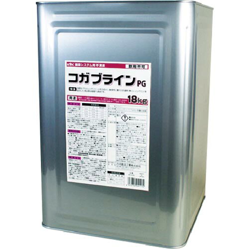 特長：毒性がほとんどありません。プロピレングリコール系溶剤を主成分に、耐食性に優れた防錆剤（無リン・ノンアミン）を配合した高品質な循環不凍液です。用途：床暖房、パネル暖房、温水ルームヒーター、化学工場などの一般冷却設備の循環液に。仕様：色：...