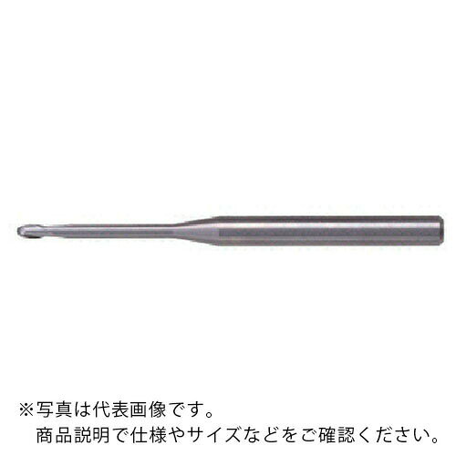 特長：樹脂加工用ロングネックボールエンドミルです。首部のアンダーカット処理により深溝形状の加工に最適です。用途：被削材:アルミ合金、銅、樹脂。対応被削材:銅、樹脂、炭素鋼、合金鋼、プリハードン鋼、鋳鉄、アルミ合金、グラファイト仕様：ボール半...