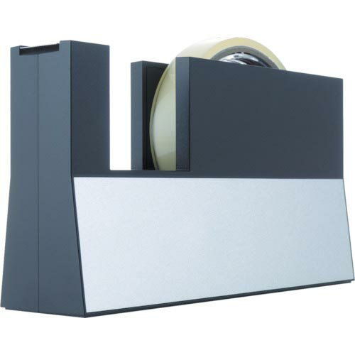 特長：凹凸の少ない新設計の刃を採用しています。(特許第5269180号)テープを切断するときの力を軽減できます。切断面にギザギザがなく、シールのように貼れます。仕様：最大テープ幅(mm)：18最大テープ外径(mm)：105色：黒本体寸法幅(...