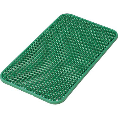 特長：太い葉で靴底の泥や粗土砂、雪をきれいに落とします。マット上に土砂が残らず防じん効果を損ないません。用途：屋内、屋外、風除室の出入口用マット。仕様：色：若草サイズ長辺(mm)：600サイズ短辺(mm)：408厚さ(mm)：34泥抜き穴：...