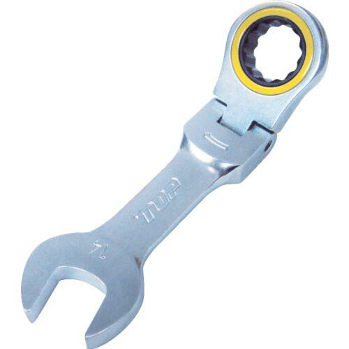 特長：首振り角度は180°で自由自在に調整できます。締める、緩める方向が色で識別可能です。ギヤ数72枚、5°の細かい送り角度でラチェット駆動します。用途：ボルトナットの着脱仕様：対辺寸法(mm)：13厚さ(mm)スパナ：6.3厚さ(mm)め...