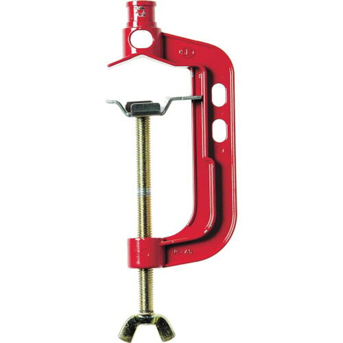 特長：投光器の交換用バイスです。フリーナットで締幅の調整がスピーディーにできます。用途：投光器バイスの交換用。仕様：適合機種：RC-200・300・500W型アゴ深さ(mm)：30最大口開き(mm)：90　●メーカー取寄商品について 本商品...
