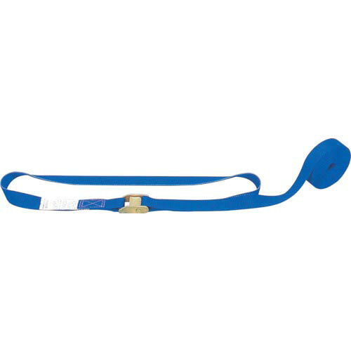 特長：カムバックル式で簡単な操作で荷締め作業ができます。用途：軽作業。梱包資材として。仕様：最大使用荷重(t)：0.12ベルト長さ(m)巻取側：5.0ベルト寸法(mm)幅×厚さ：35×2.0色：ブルーベルト幅(mm)：35ベルト厚さ(mm)...