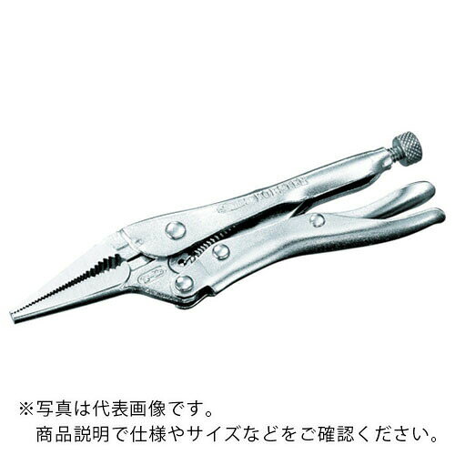 特長：狭い場所のボルトの締め付けやピンの引き抜きなど指の入らない場所での細かい作業に最適です。用途：仕様：全長(mm)：123最大口開き(mm)：30口開き(mm)角材最小：0口開き(mm)角材最大：30口開き(mm)パイプ最小：0口開き(...
