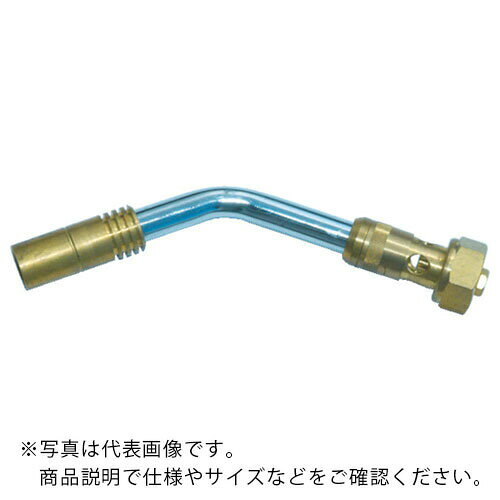 特長：プロパンバーナー用火口（部品）です。仕様：炎温度(℃)：1800ホース長さ(m)：3袋ナットサイズ(mm)：M20×P1長さ(mm)：160導管太さ(mm)：12火口外径：S2号(21mm)スパイラル集中炎手元に空気調整器付　●代表画...