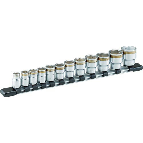 特長：ソケットの取り外しが容易なアルミタイプのソケットホルダで作業効率がアップします。着脱作業時にボルト・ナット類の落下を防止します。マグネット式ではないので、ソケットに鉄粉などが付着することはありません。ボルト・ナット類の脱落防止により、...