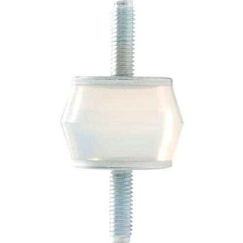 特長：固有振動数が低く設計されているため、低周波数域の防振が可能です。上下面にボルトが一体成型されたタイプです。4点支持で1.6〜100kgの機器を防振します。用途：ポンプ・コンプレッサー・精密機器・測定機器の防振。仕様：適正荷重(kg)：...