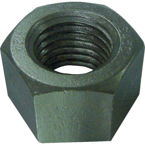 特長：強力締め付け可能です。用途：スタットボルトにフラットワッシャーと併用で使用。仕様：対辺寸法(mm)：27適合ボルト：M18高さ(mm)：18材質／仕上：スチール（S45C）処理：焼き入れ（HRC13.8〜27.6）、黒染仕上げ硬度：H...