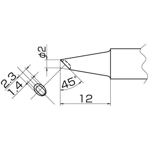 特長：用途：仕様：適合機種：FX838コテ先名称：2BC型くぼみ付ヒーター一体式材質／仕上：セット内容／付属品：注意：