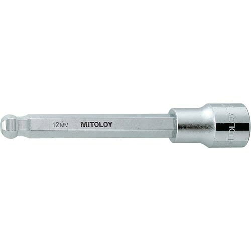 特長：ボールポイントタイプです。差込角12.7mm用です。用途：作業における六角穴付ボルトや止めネジなどの締めゆるめ用に。仕様：差込角(mm)：12.7対辺寸法(mm)：5ビット長さ(mm)：100全長(mm)：137対辺(mm)：5材質／...