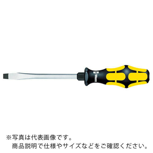 特長：スパナなどで強力に締め付けられるボルスター付です。特殊なグリップ形状により、つかみやすさとフィット感を実現しています。ハンドルの上部にサイズ表記があり、一目で分かります。打撃可能な貫通ドライバーです。仕様：刃先：［［−］］10.0軸長...